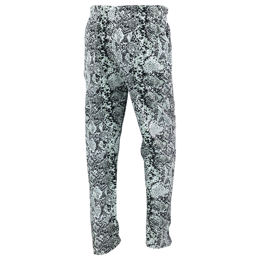 Zubaz 88 Men's The Original Pants - BLACK/WHITE SNAKE